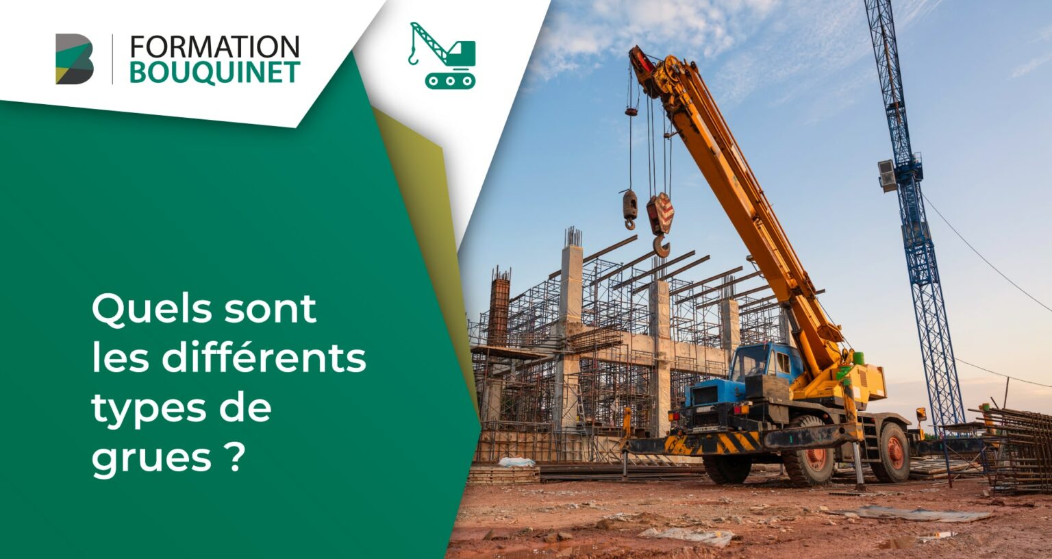 Quels sont les différents types de grues ? - Formations à la Sécurité au Travail et CACES ...
